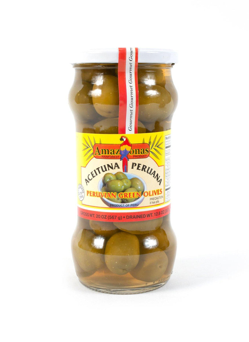 Amazonas Green Peruvian Olives (20oz) – Amazonas Foods Online