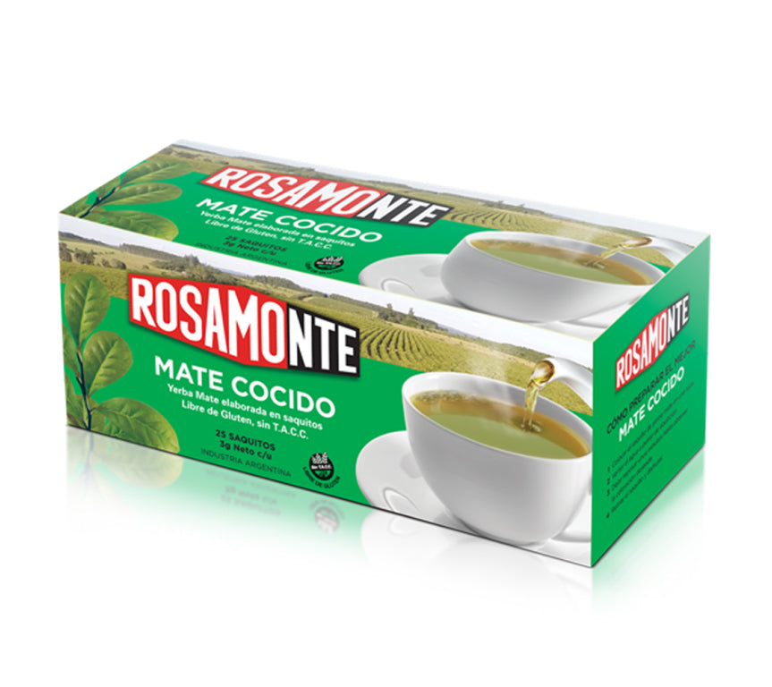 Rosamonte Yerba Mate Tea Bags Original (50 bags) – Amazonas Foods Online